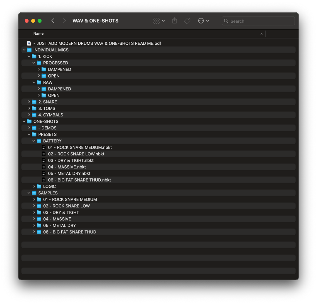 Modern Drum Samples – Just Add Drums
